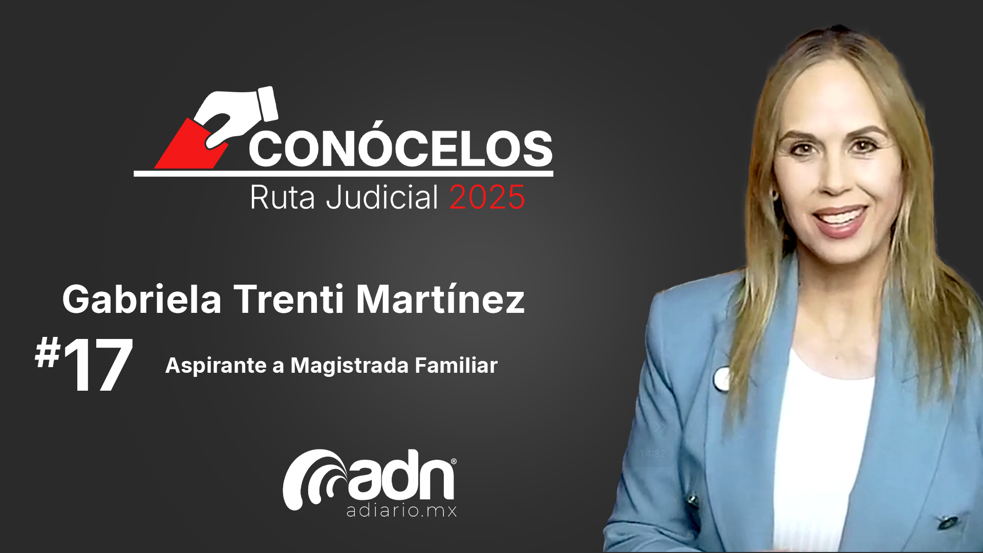 CONOCELOS 2025 | Gabriela Trenti Martínez | 17 Magistrada Familiar ...